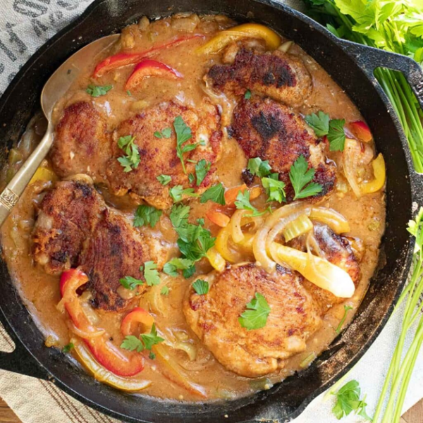 CAJUN SMOTHERED CHICKEN AND TASSO – Hackberry Rod & Gun